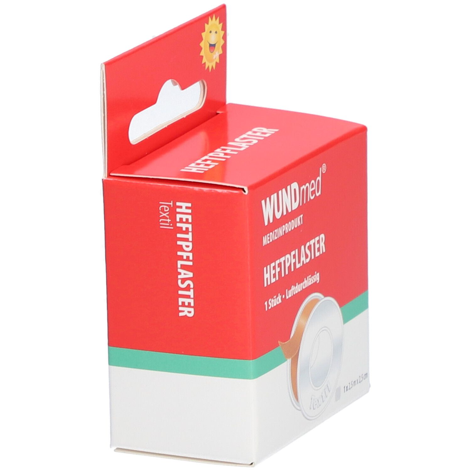 WUNDmed® Heftpflaster 2,5 m x 2,5 cm 1 St - Shop Apotheke