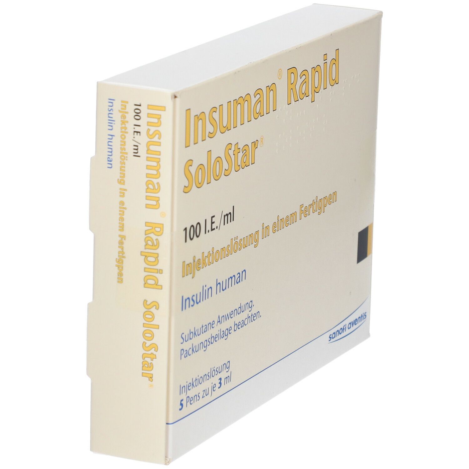 Insuman Rapid 100 I.E./ml SoloStar 5x3 ml mit dem E-Rezept kaufen ...