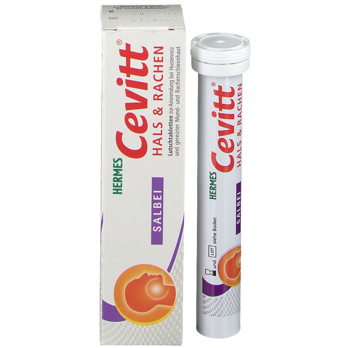 Cevitt® Hals & Rachen Lutschtabletten Salbei 20 St - shop-apotheke.com