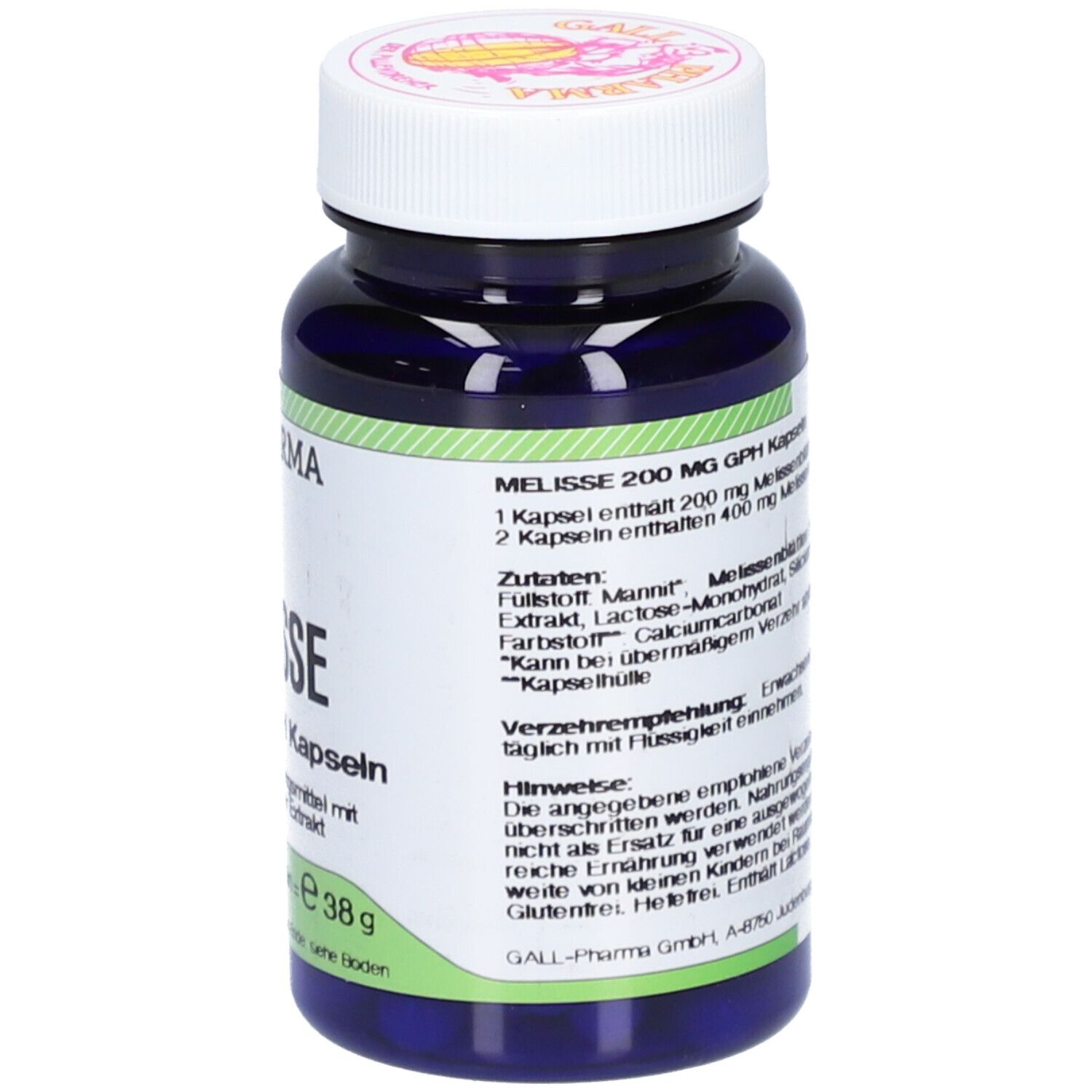 Melisse 200 mg GPH Kapseln 60 St - Shop Apotheke