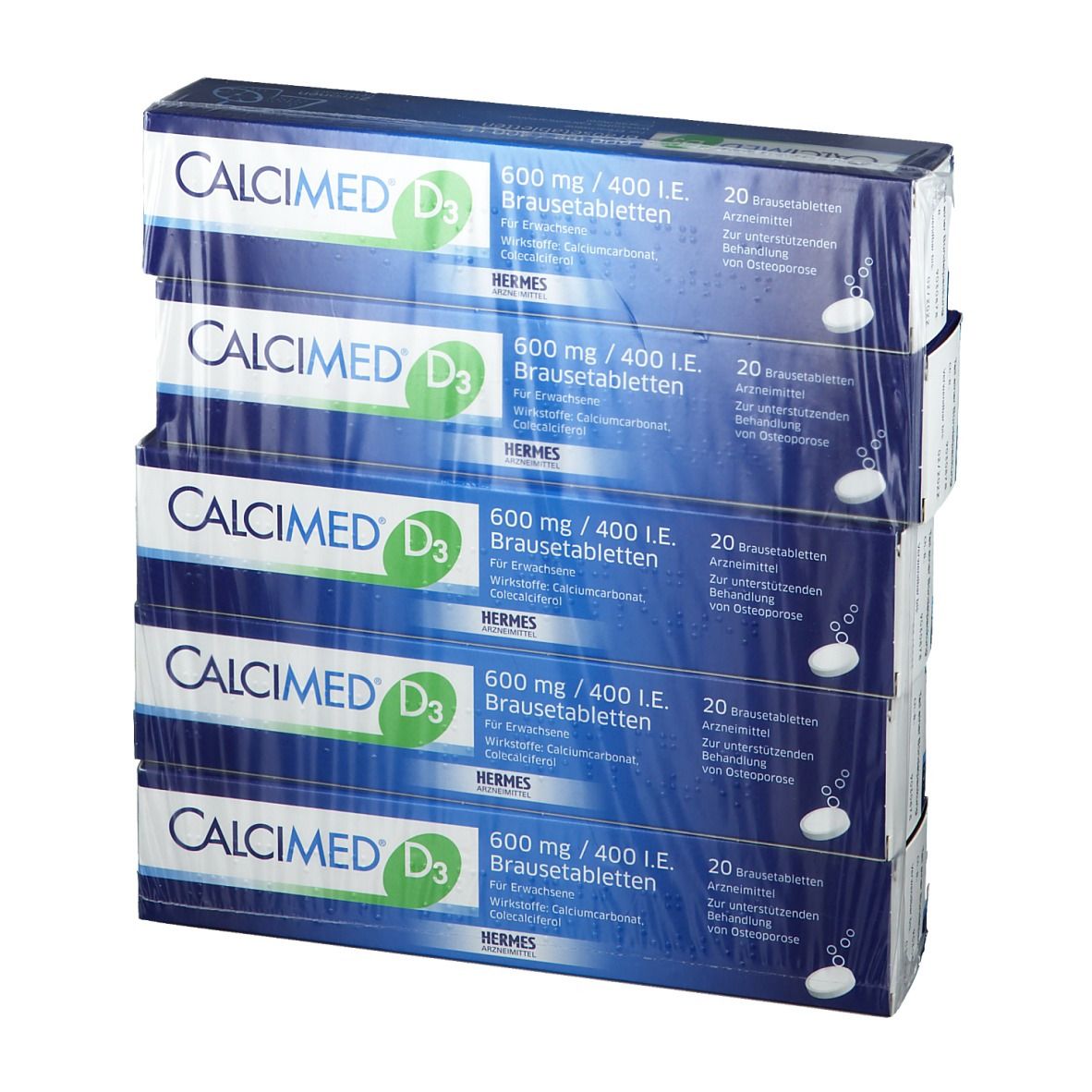 CALCIMED® D3 600 mg/400 I.E. Brausetabletten 100 St - Shop Apotheke