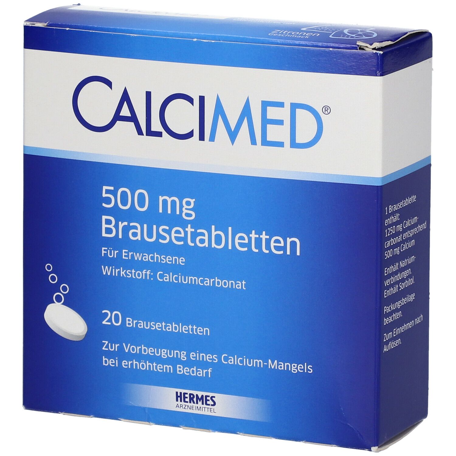 CALCIMED® 500 mg Brausetabletten 20 St - Shop Apotheke
