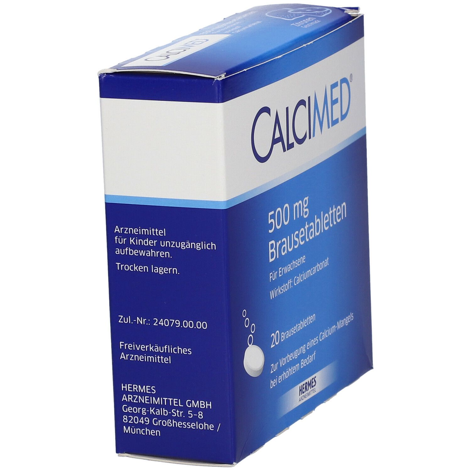 CALCIMED® 500 mg Brausetabletten 20 St - Shop Apotheke
