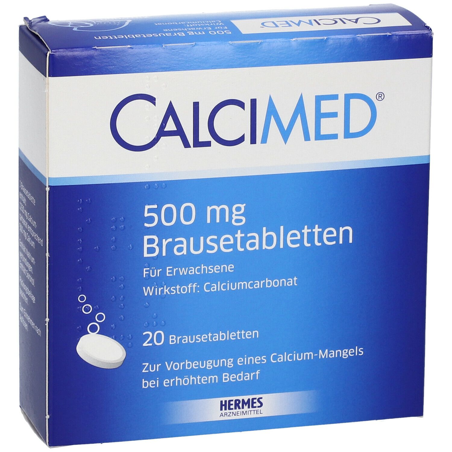CALCIMED® 500 mg Brausetabletten 20 St - Shop Apotheke