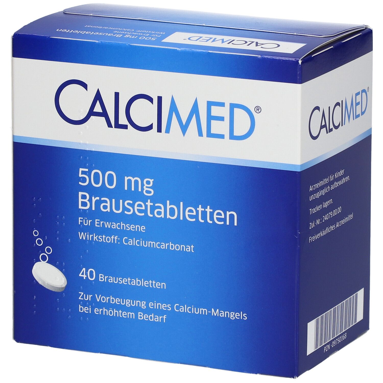 CALCIMED® 500 mg Brausetabletten 40 St - Shop Apotheke
