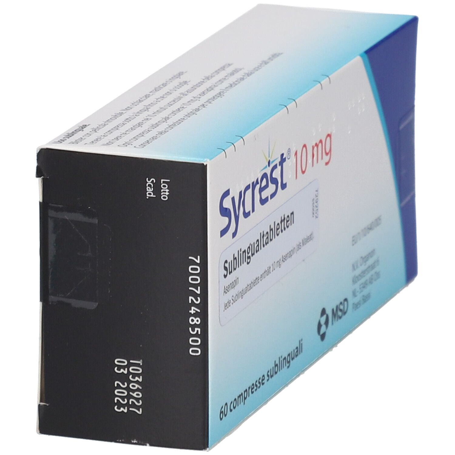 Sycrest® 10 mg 60 St mit dem E-Rezept kaufen - Shop Apotheke