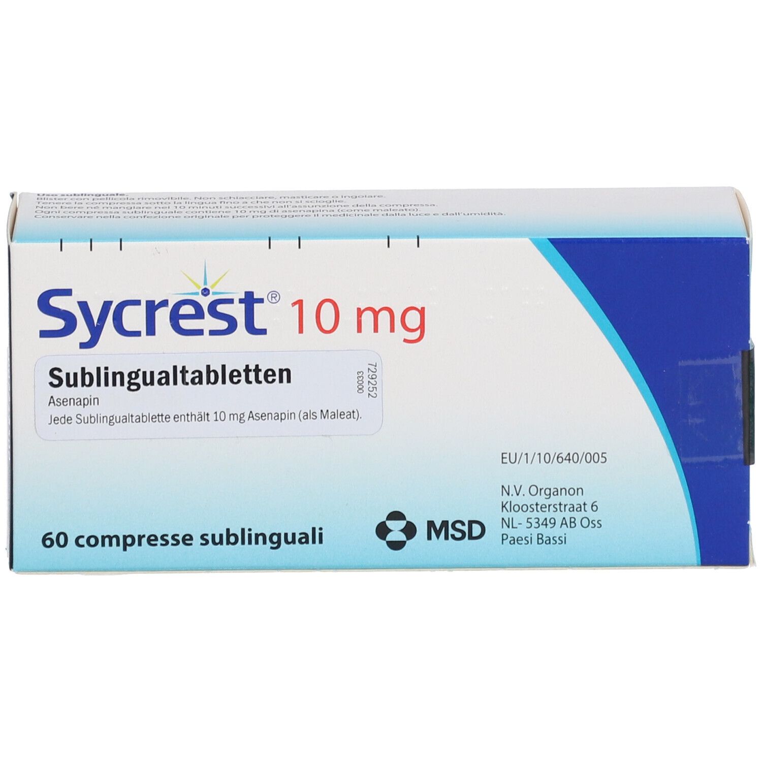 Sycrest® 10 mg 60 St mit dem E-Rezept kaufen - Shop Apotheke