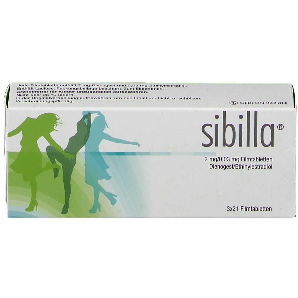 sibilla® 2 mg/0,03 mg 3x21 St mit dem E-Rezept kaufen - Shop Apotheke