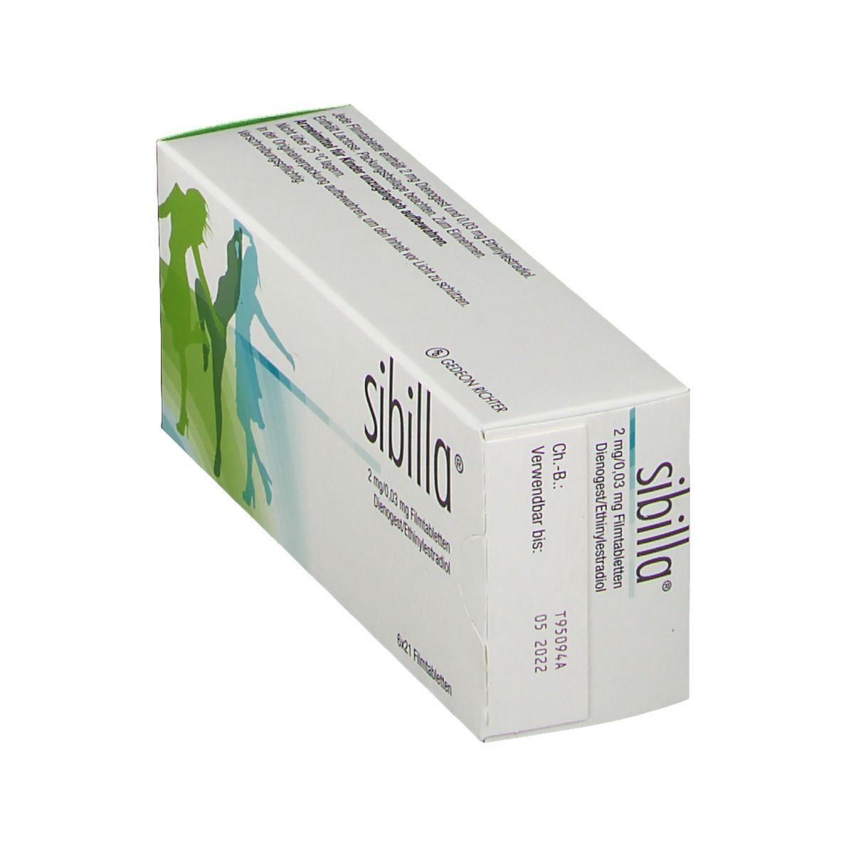 sibilla® 2 mg/0,03 mg 6x21 St mit dem E-Rezept kaufen - Shop Apotheke