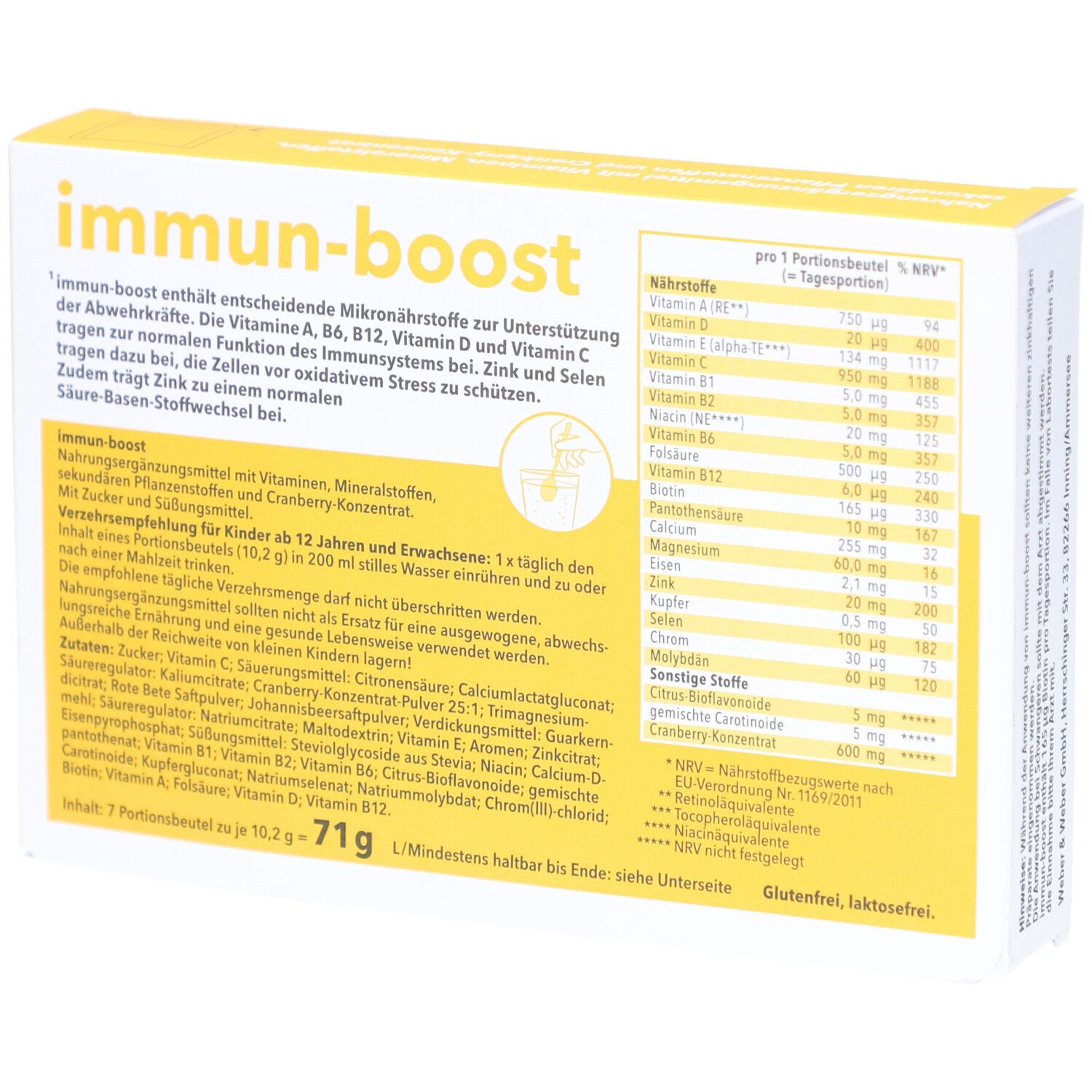 immun-boost Orthoexpert® Trinkgranulat 7x10,2 g - Shop Apotheke