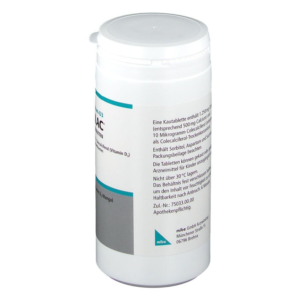 Calcilac® Kautabletten 500 mg/400 I.E. 180 St - shop-apotheke.com