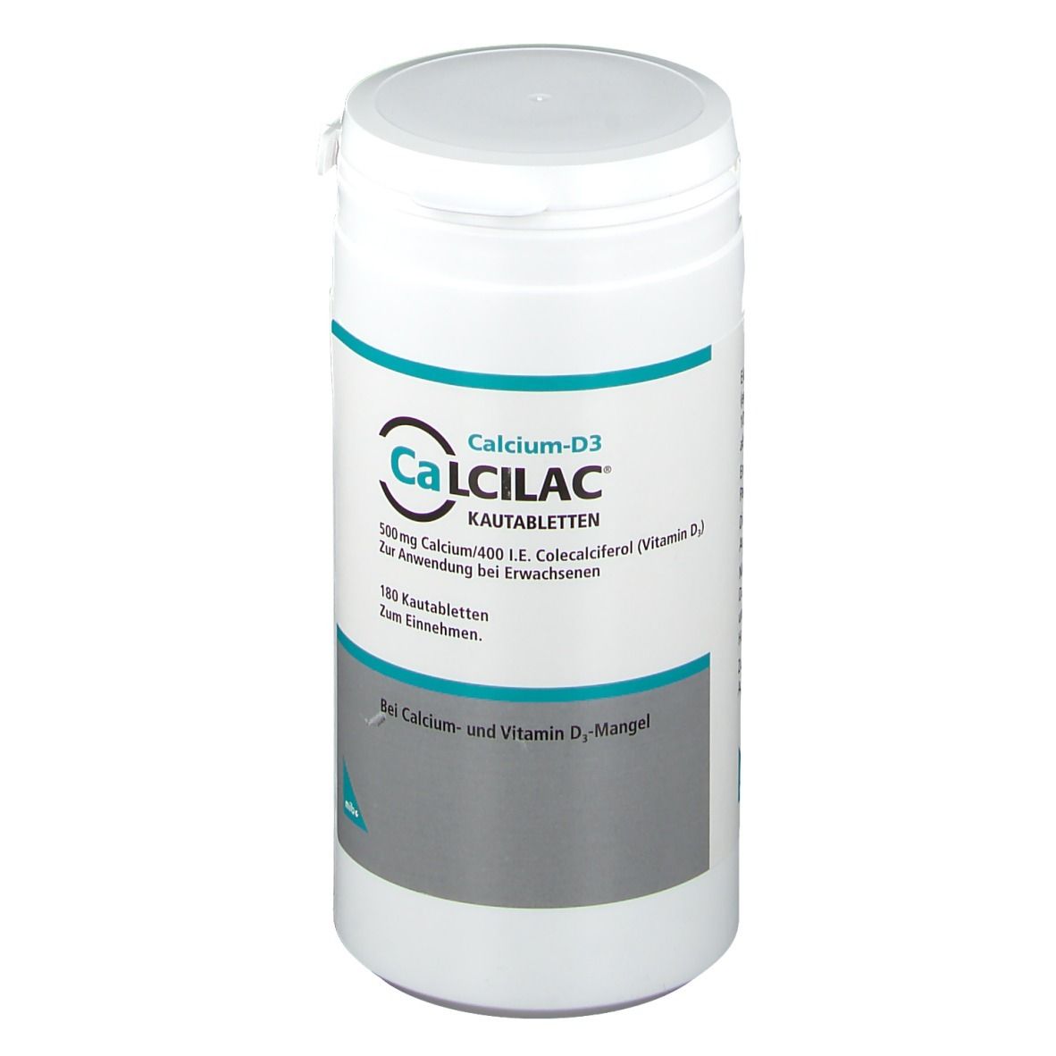 Calcilac® Kautabletten 500 mg/400 I.E. 180 St - shop-apotheke.com