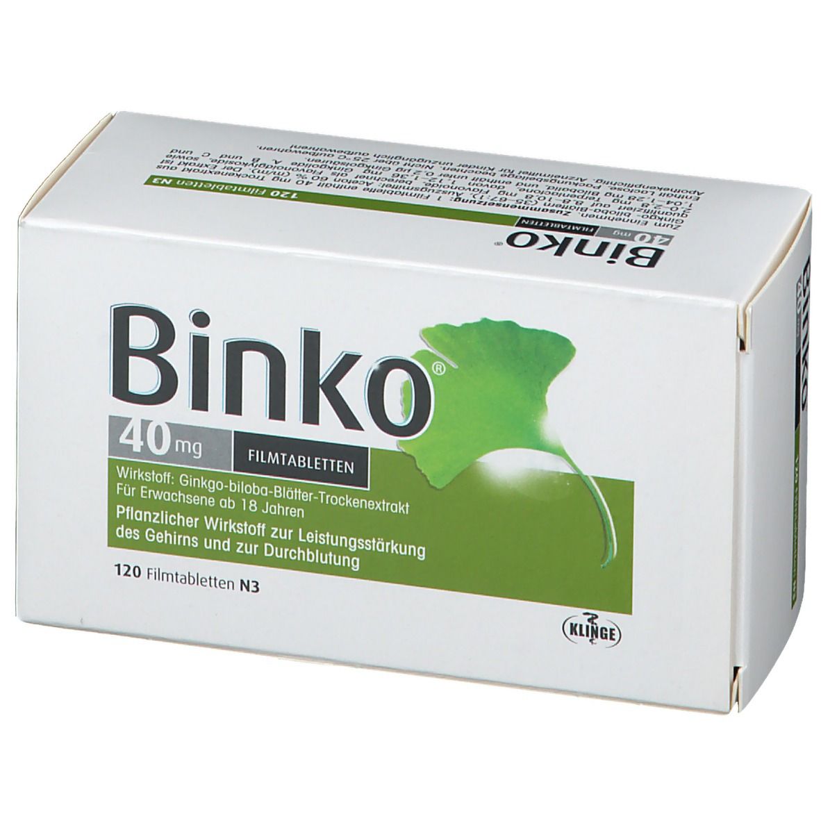 Binko® 40 mg 120 St - Shop Apotheke