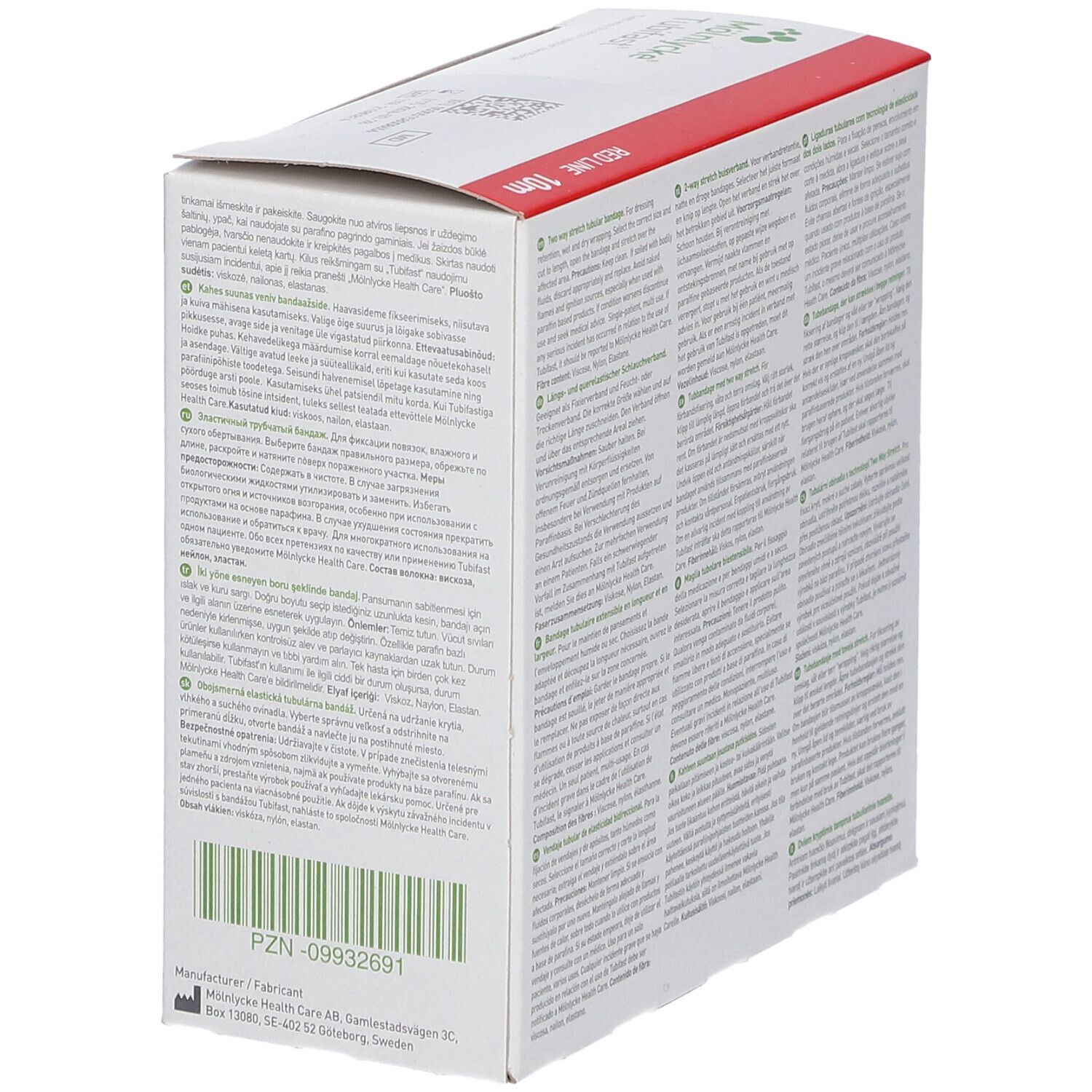 Tubifast 2-Way Stretch 3,5 cm x 10 m rot 1 St - Shop Apotheke
