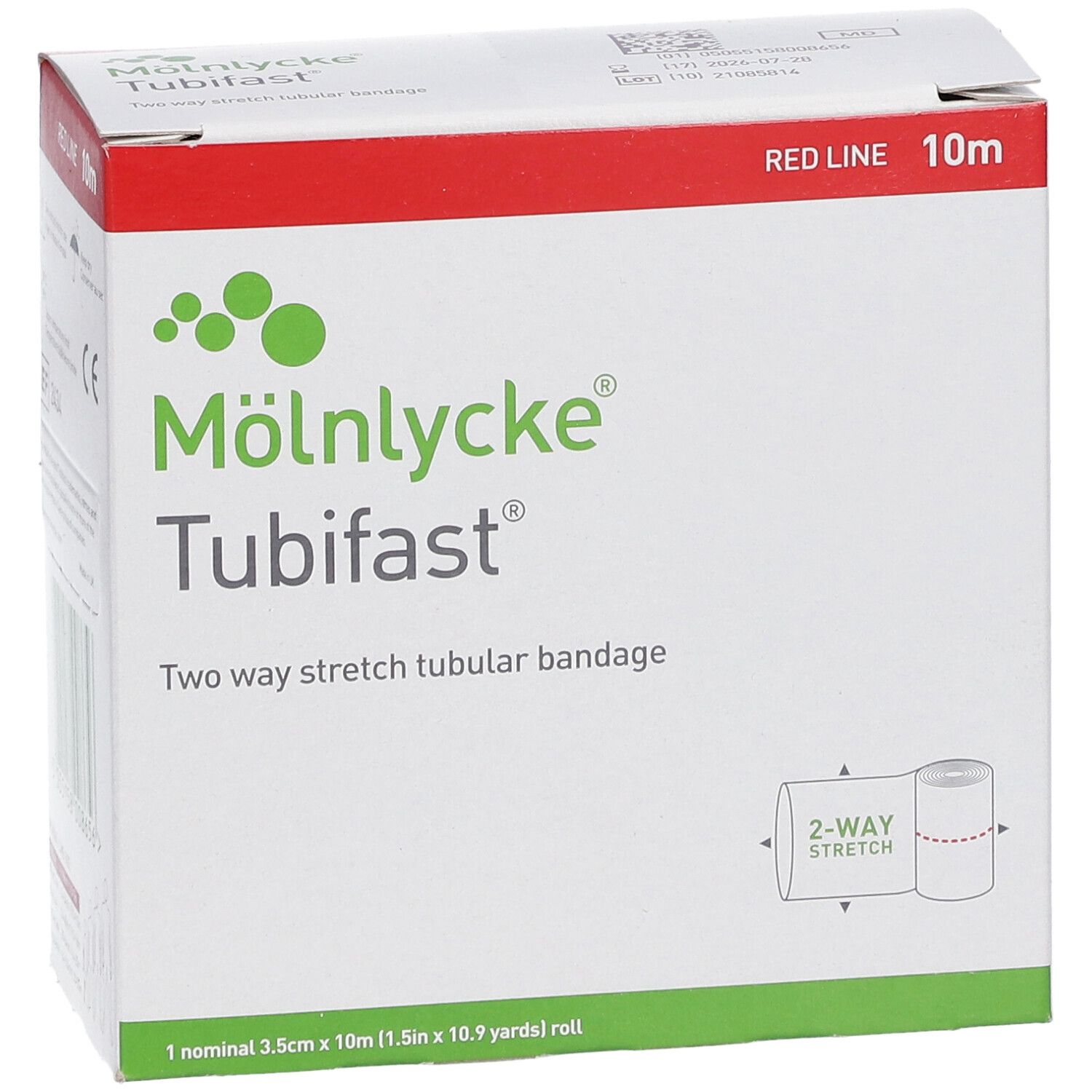 Tubifast 2-Way Stretch 3,5 cm x 10 m rot 1 St - shop-apotheke.at