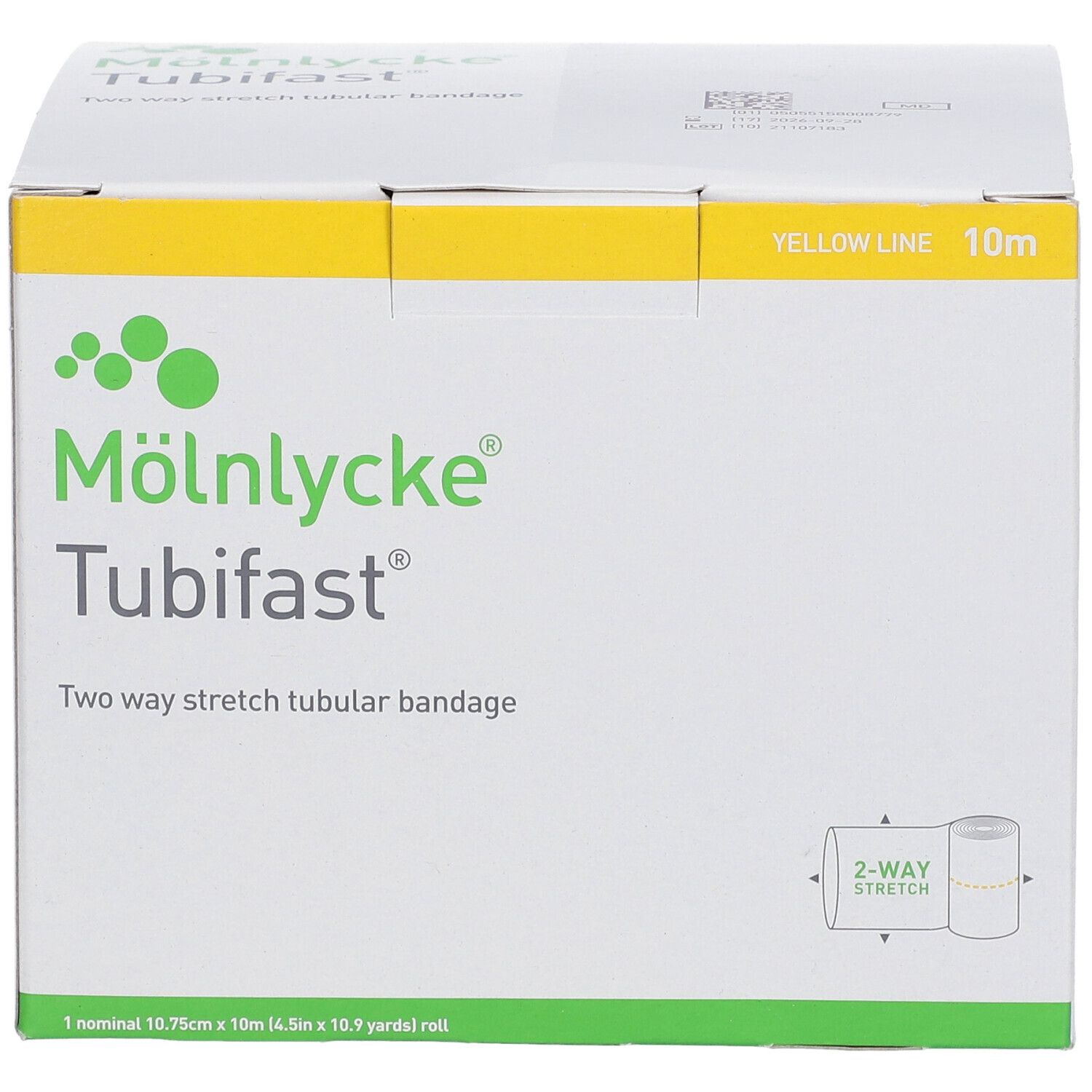 Tubifast 2-Way Stretch 10,75 cm x 10 m gelb 1 St - shop-apotheke.at