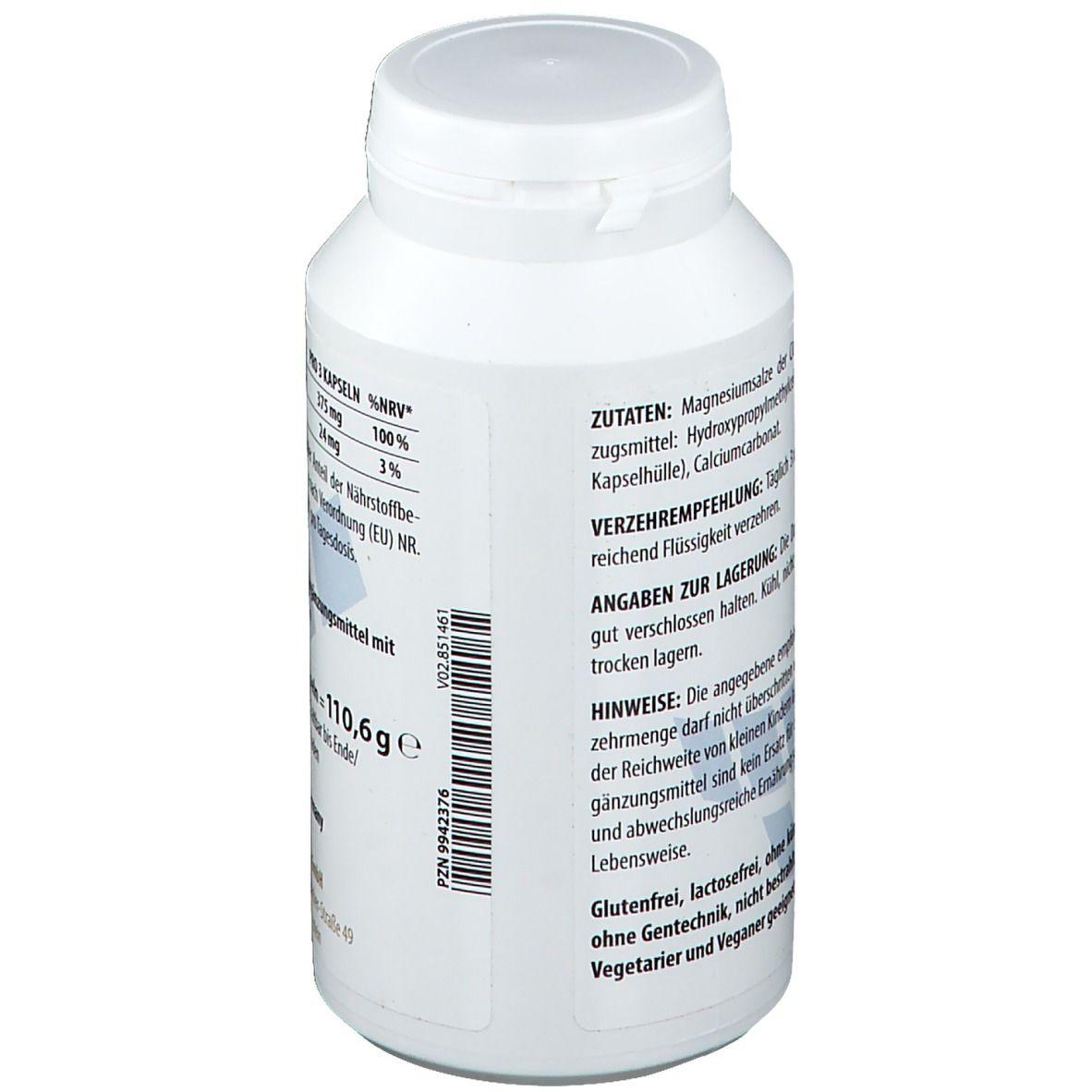 vitaworld Magnesiumcitrat 125 mg 120 St - Shop Apotheke