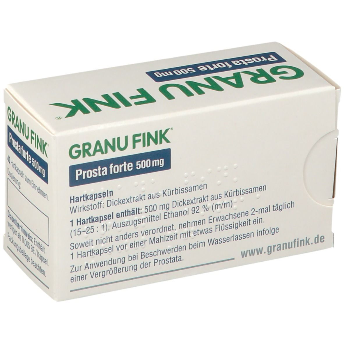 GRANU FINK® Prosta forte 500mg 40 St - shop-apotheke.com