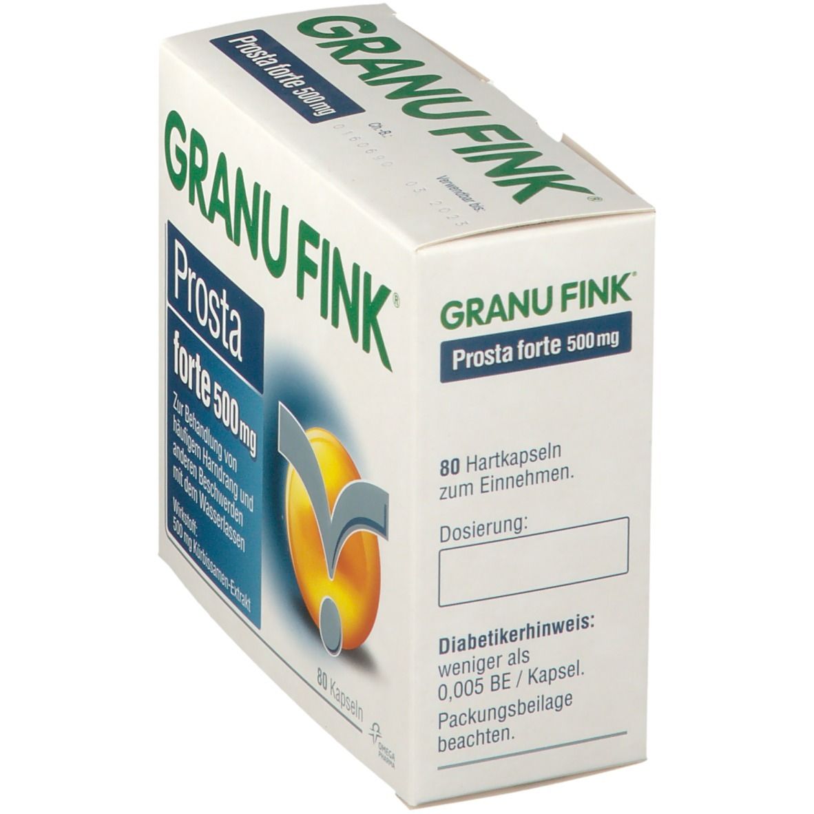 GRANU FINK® Prosta forte 500 mg 80 St - shop-apotheke.com