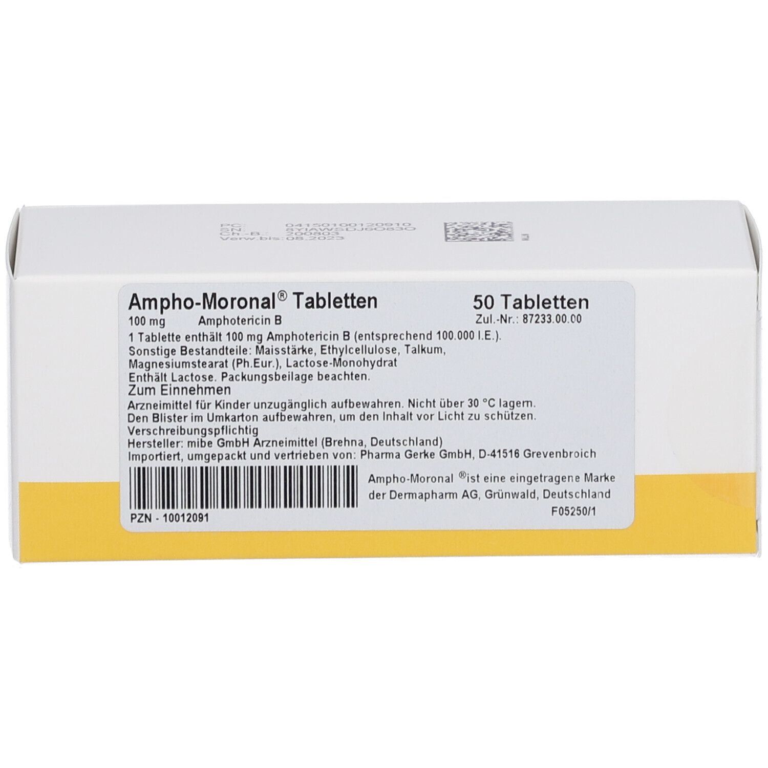 Ampho-Moronal 100 mg 50 St mit dem E-Rezept kaufen - Shop Apotheke