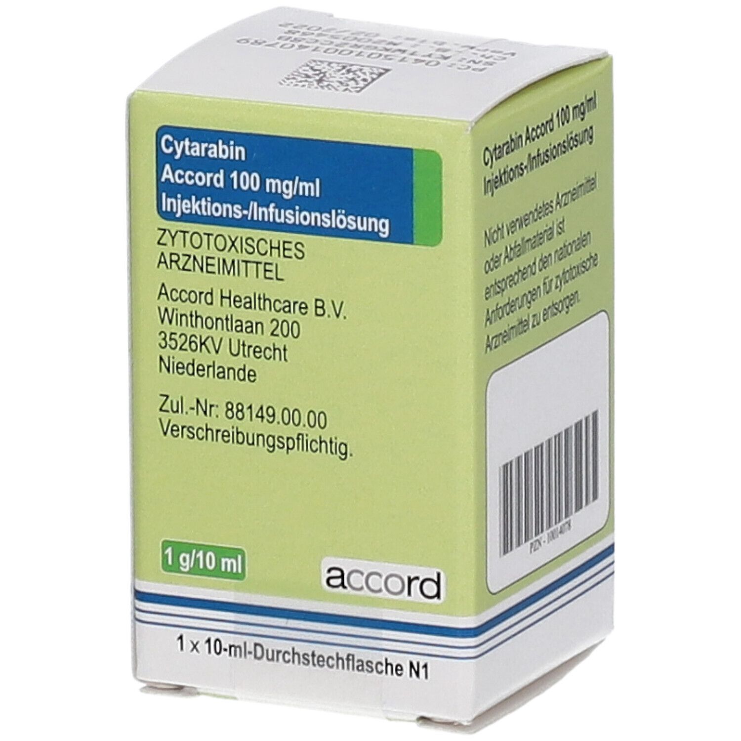 Cytarabin Accord 100 mg/ml 1 St mit dem E-Rezept kaufen - Shop Apotheke