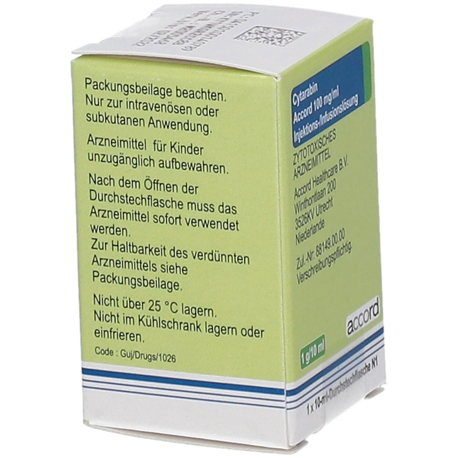 Cytarabin Accord 100 mg/ml 1 St mit dem E-Rezept kaufen - Shop Apotheke