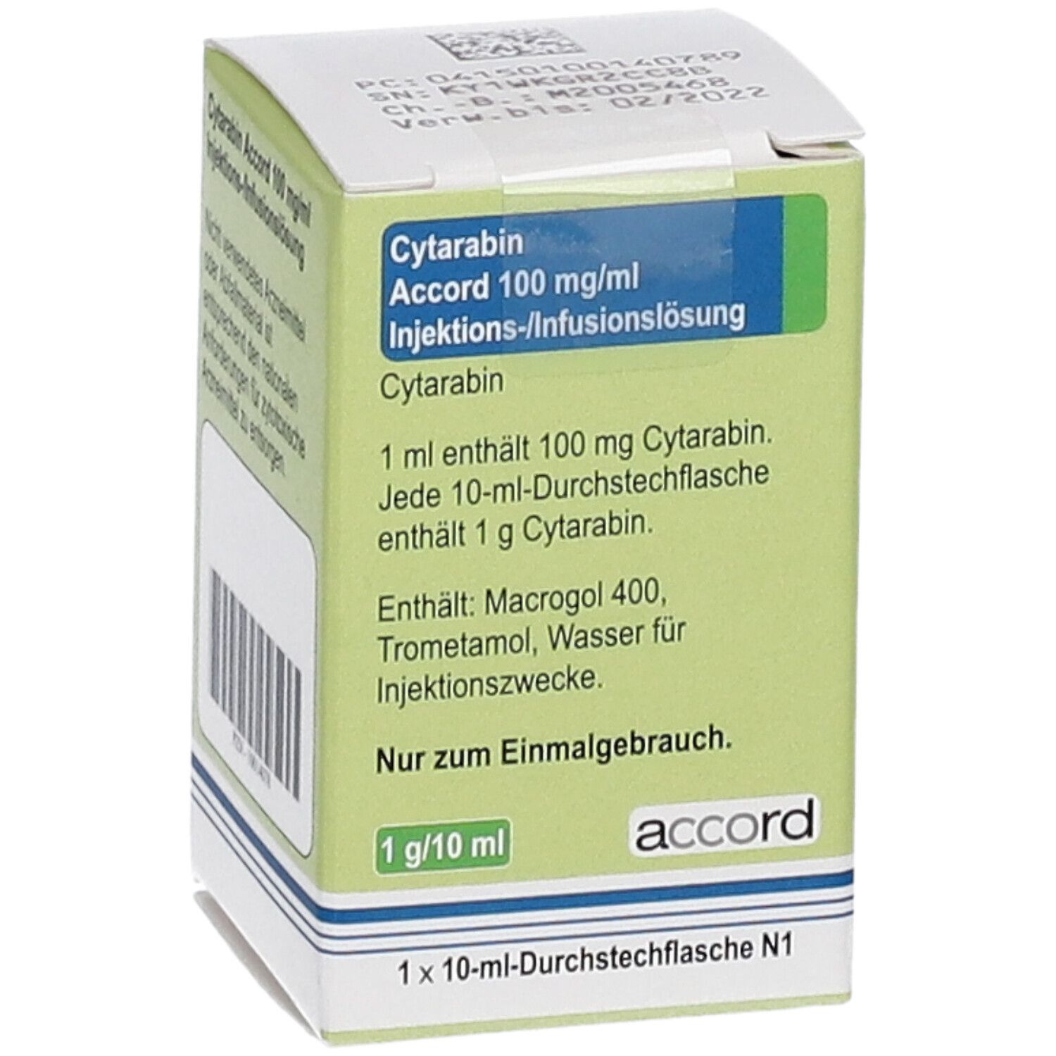 Cytarabin Accord 100 mg/ml 1 St mit dem E-Rezept kaufen - Shop Apotheke