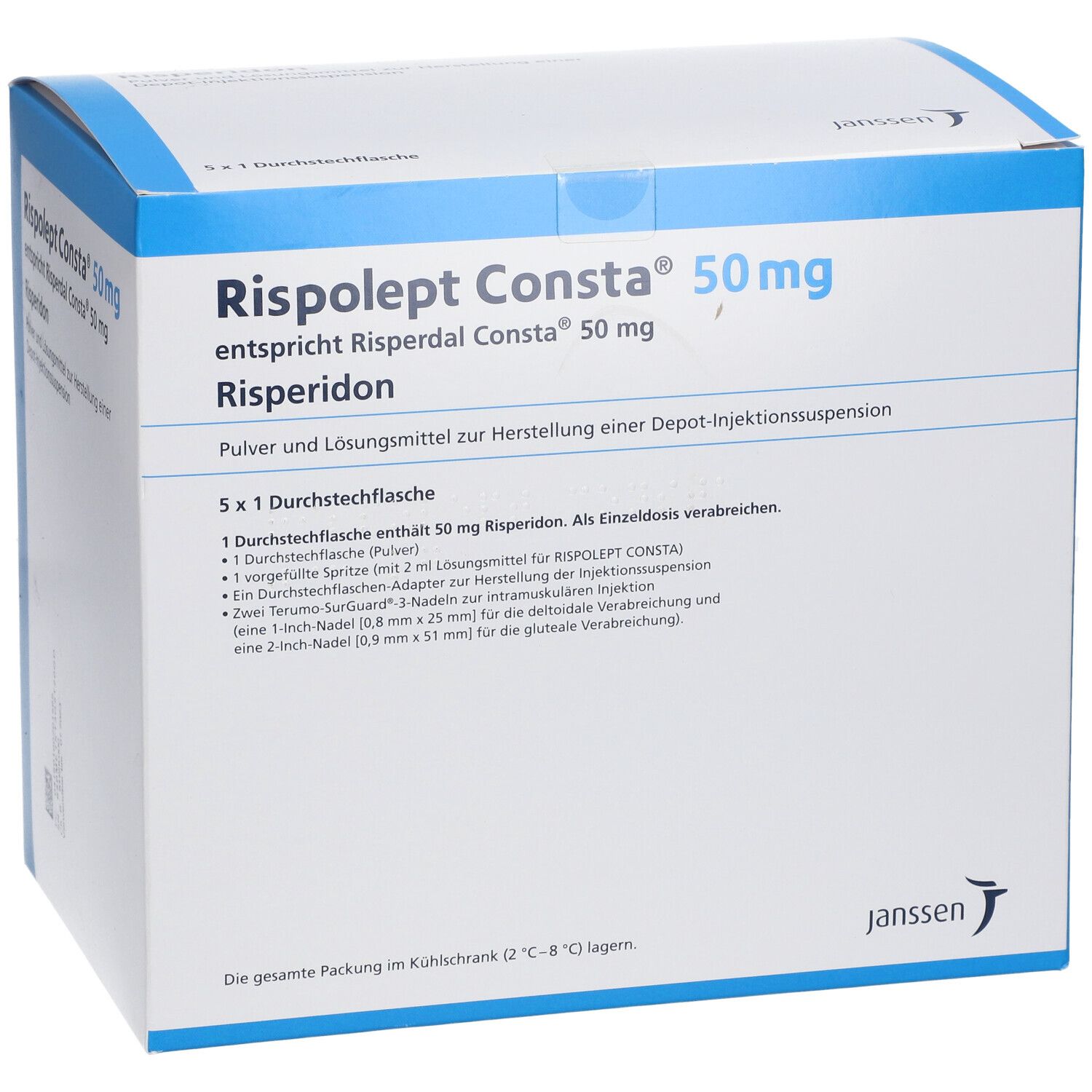 RISPOLEPT CONSTA 50 Mg Plv u LM H Depot Inj Susp 5 St Mit Dem E RISPOLEPT CONSTA 50 Mg Plv u LM H Depot Inj Susp 5 St Mit Dem E