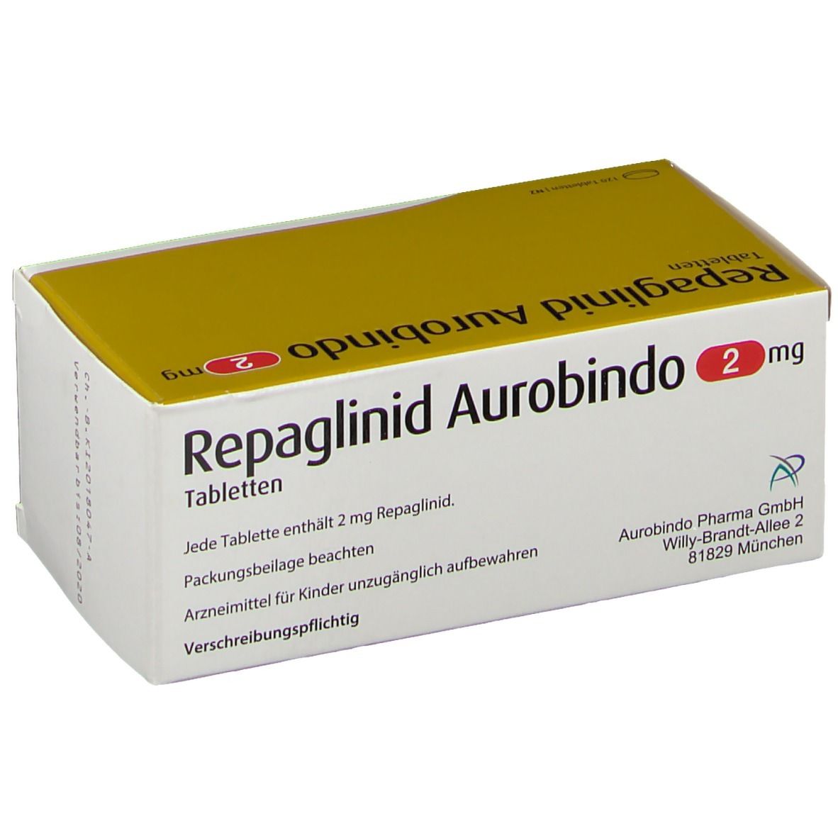 REPAGLINID Aurobindo 2 mg Tabletten 120 St mit dem E-Rezept kaufen ...
