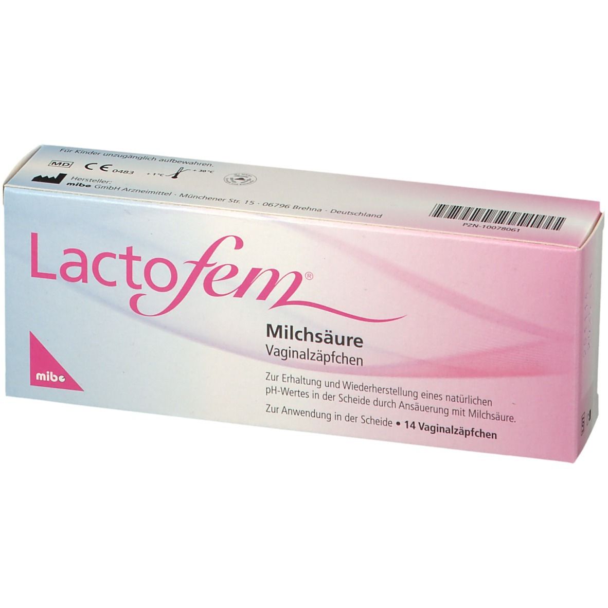 Lactofem® Milchsäure Vaginalzäpfchen 14 St - shop-apotheke.at