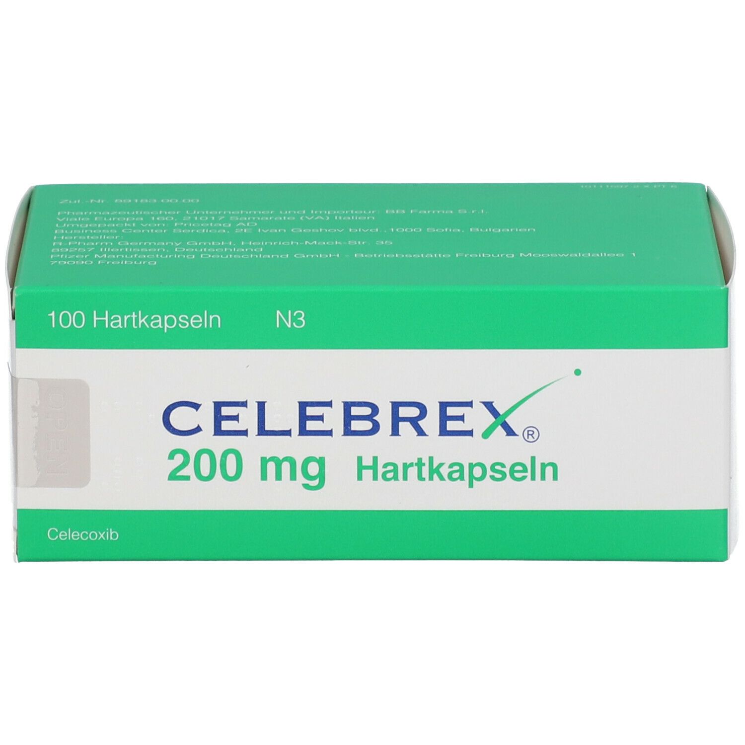 Celebrex 200 mg 100 St mit dem E-Rezept kaufen - Shop Apotheke