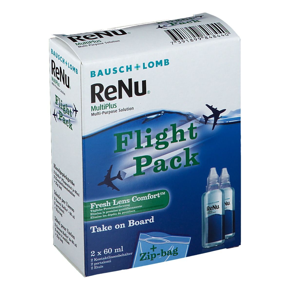 ReNu® Multi Plus SPECIAL FLIGHT PACK 2x60 ml - shop-apotheke.at