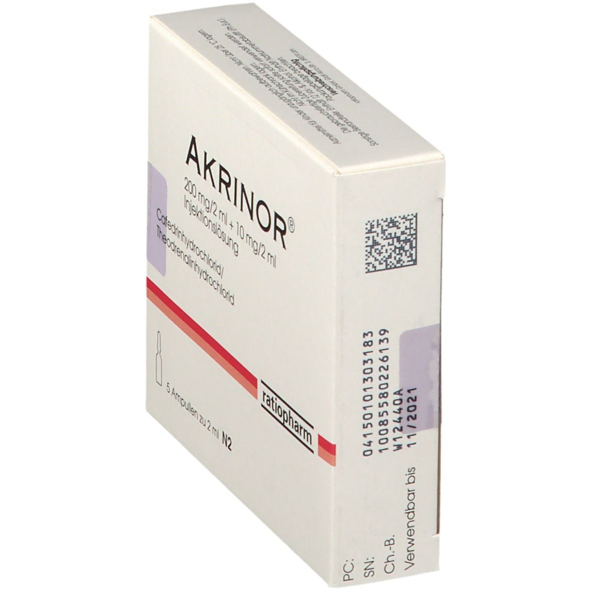 Akrinor® 200 mg/2 ml + 10 mg/2 ml 5x2 ml - shop-apotheke.com
