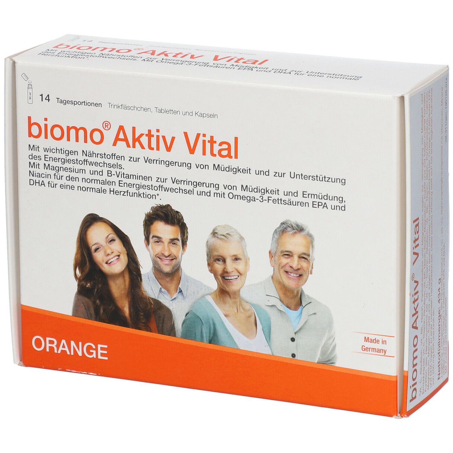 biomo® Aktiv Vital Orange 14 St - Shop Apotheke