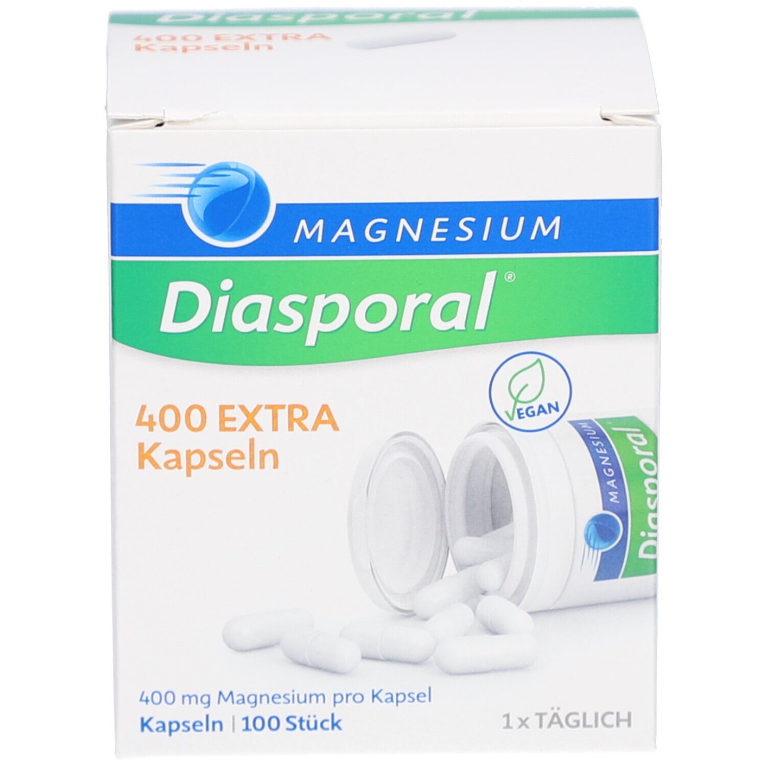 Magnesium-Diasporal® 400 EXTRA Kapseln 100 St - shop-apotheke.com