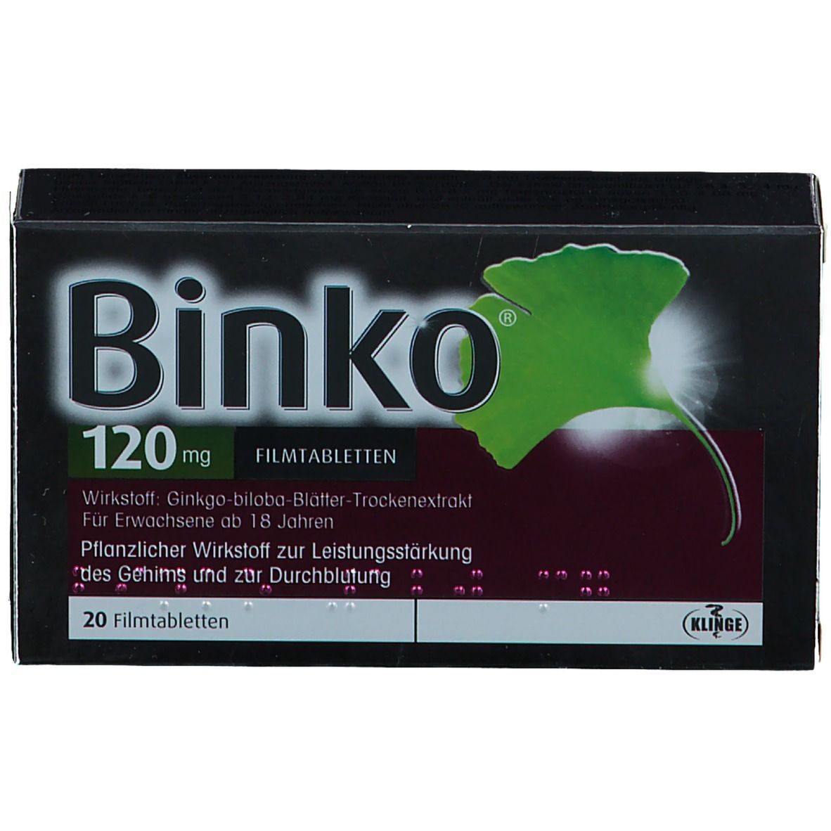 Binko® 120 mg 20 St - Shop Apotheke
