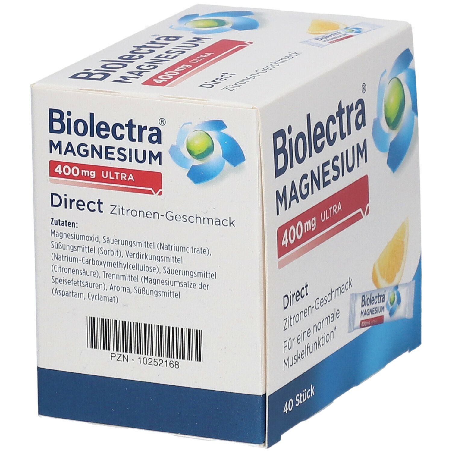 Biolectra® Magnesium ultra Direct 400 mg Zitrone 40 St - shop-apotheke.com