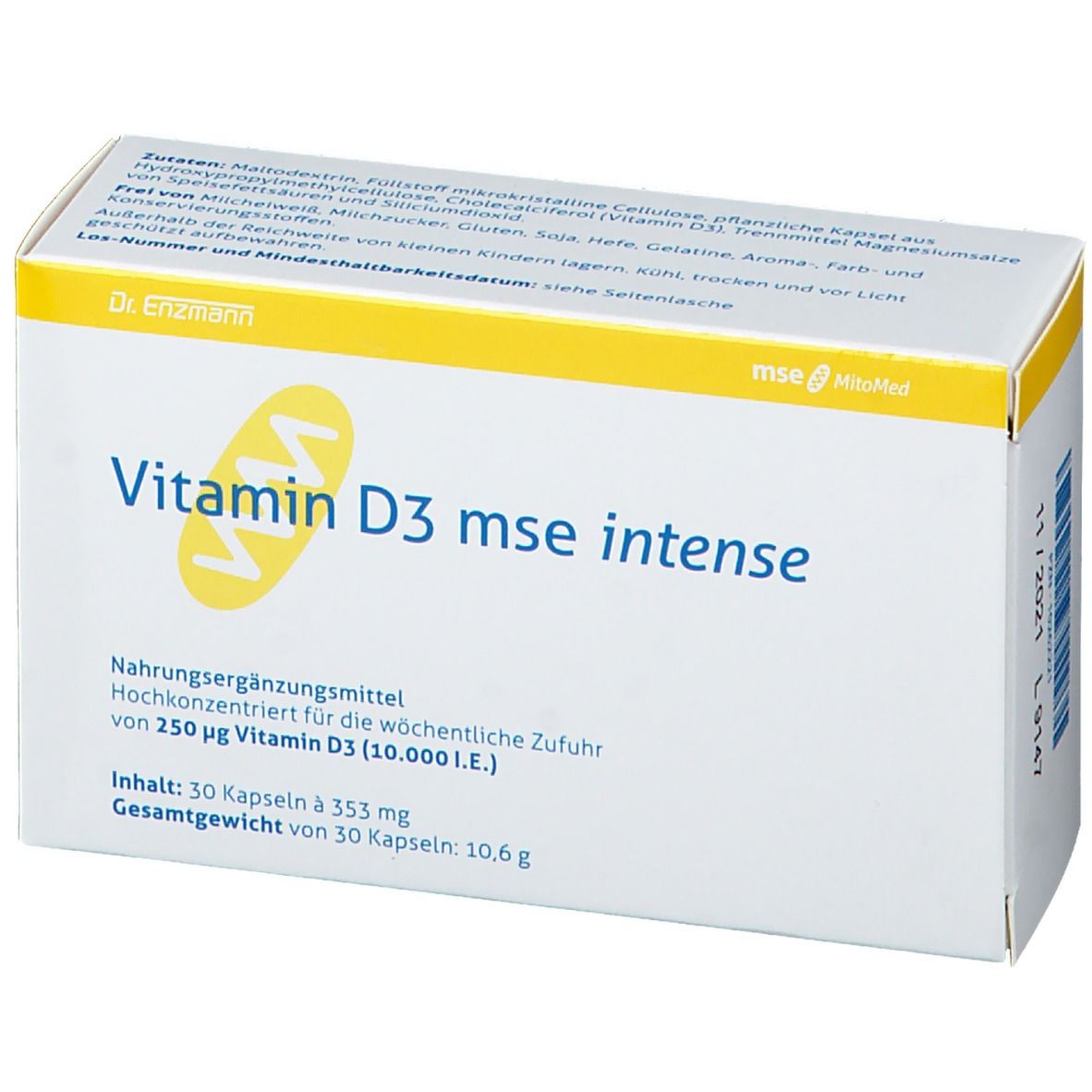 Vitamin D3 intense mse 30 St - Shop Apotheke
