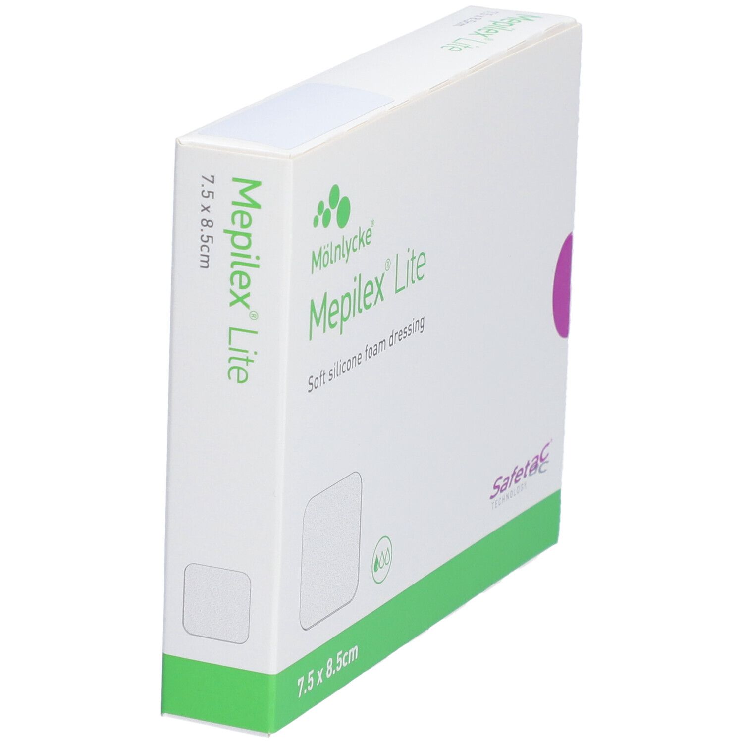 MEPILEX Lite Schaumverband 7,5 x 8,5 cm steril 5 St - Shop Apotheke