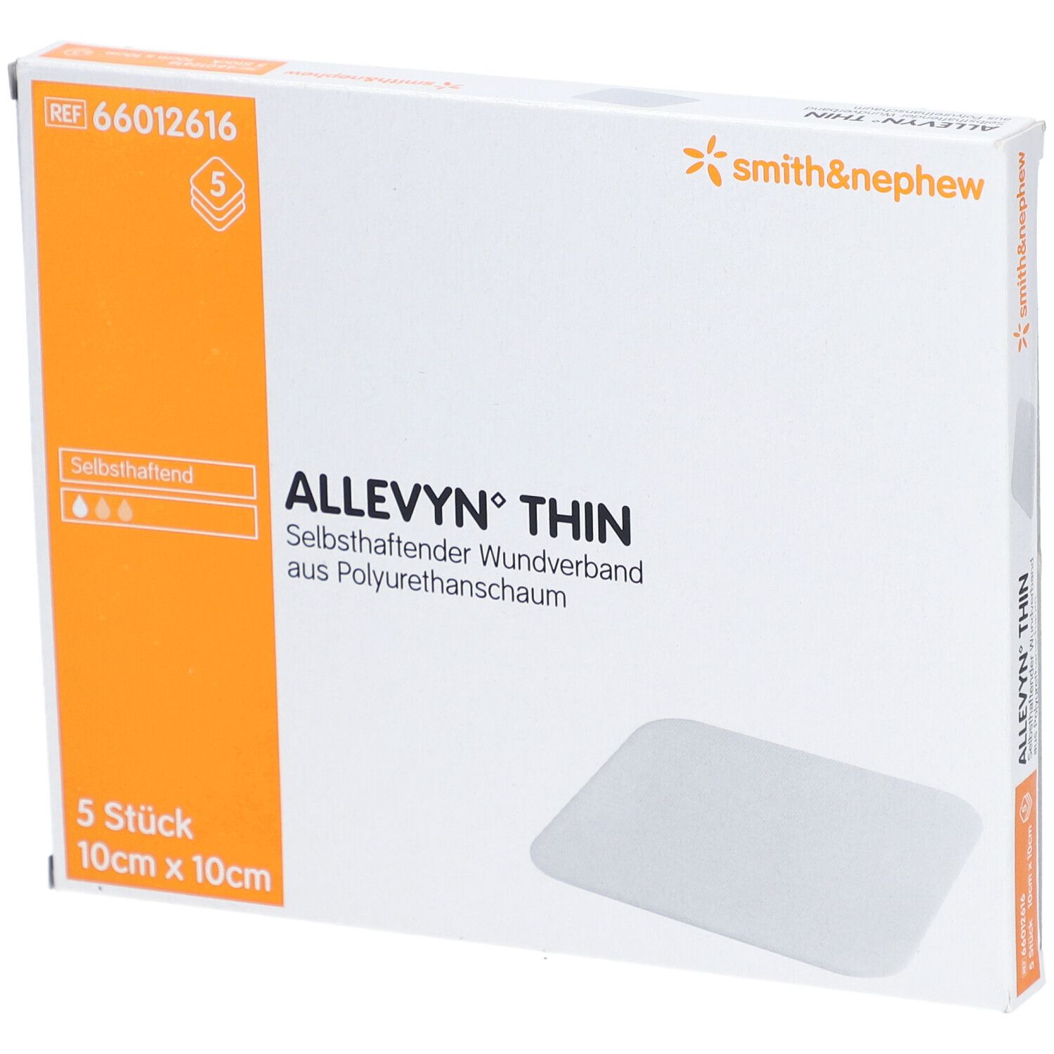 ALLEVYN® THIN 10 x 10 cm 5 St - Shop Apotheke