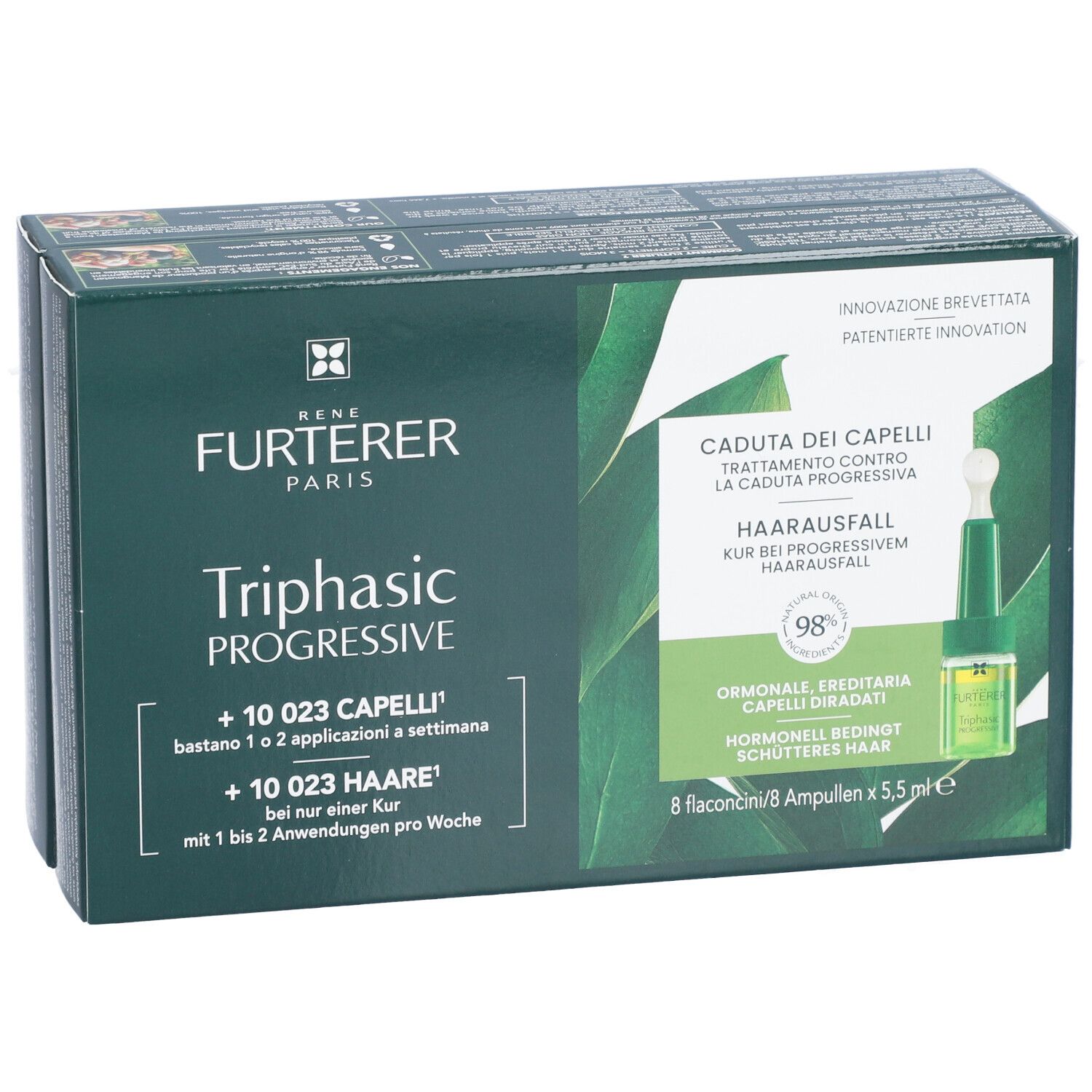 RENE FURTERER Triphasic Progressive Pflegeritual bei Haarausfall 8x5,5 ...