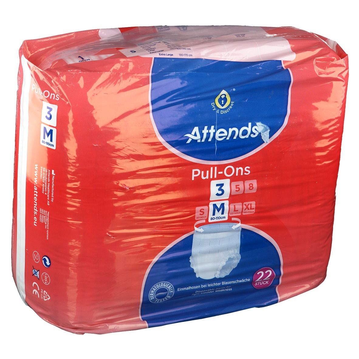 Attends® Pull-Ons 3 M Einmalhosen 22 St - Shop Apotheke