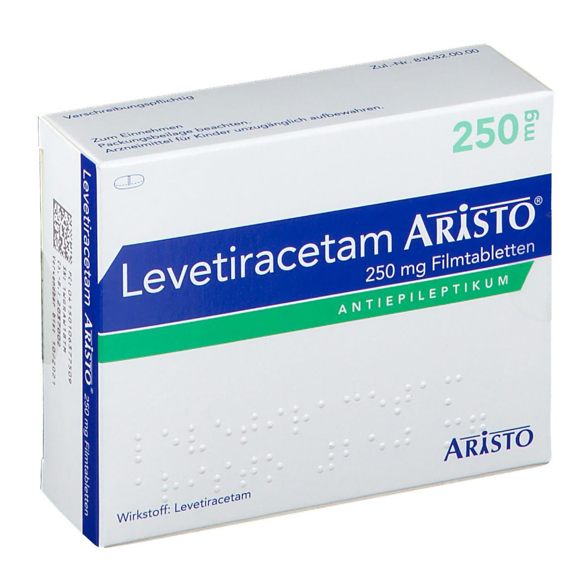 Levetiracetam Aristo® 250 mg 50 St mit dem E-Rezept kaufen - Shop Apotheke