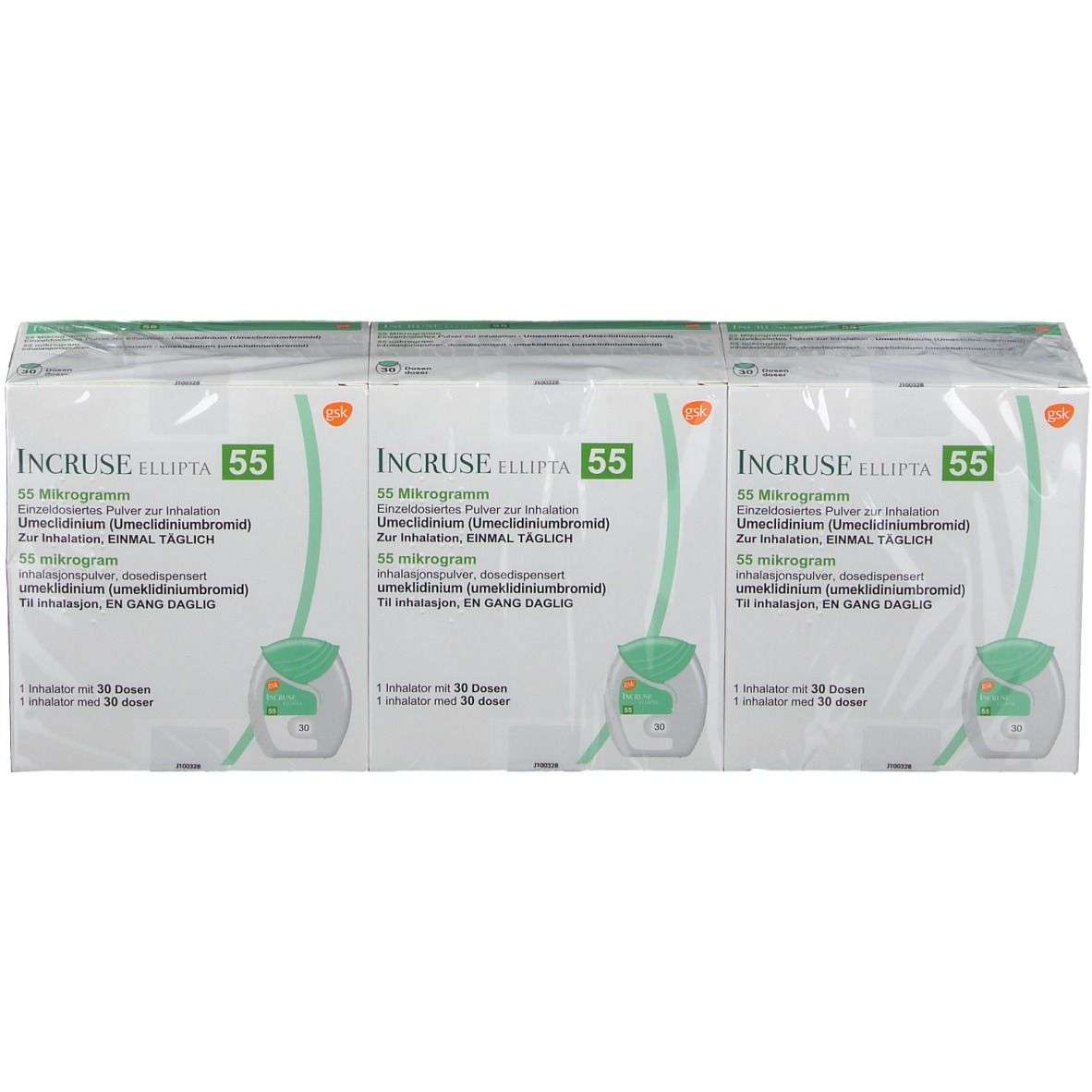 INCRUSE ELLIPTA 55 µg 3 St mit dem E-Rezept kaufen - Shop Apotheke