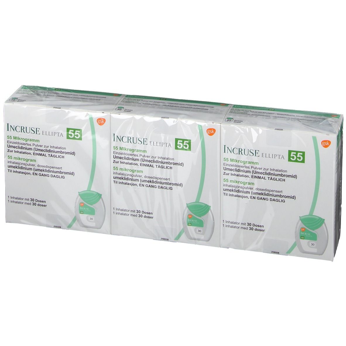 INCRUSE ELLIPTA 55 µg 3 St mit dem E-Rezept kaufen - Shop Apotheke