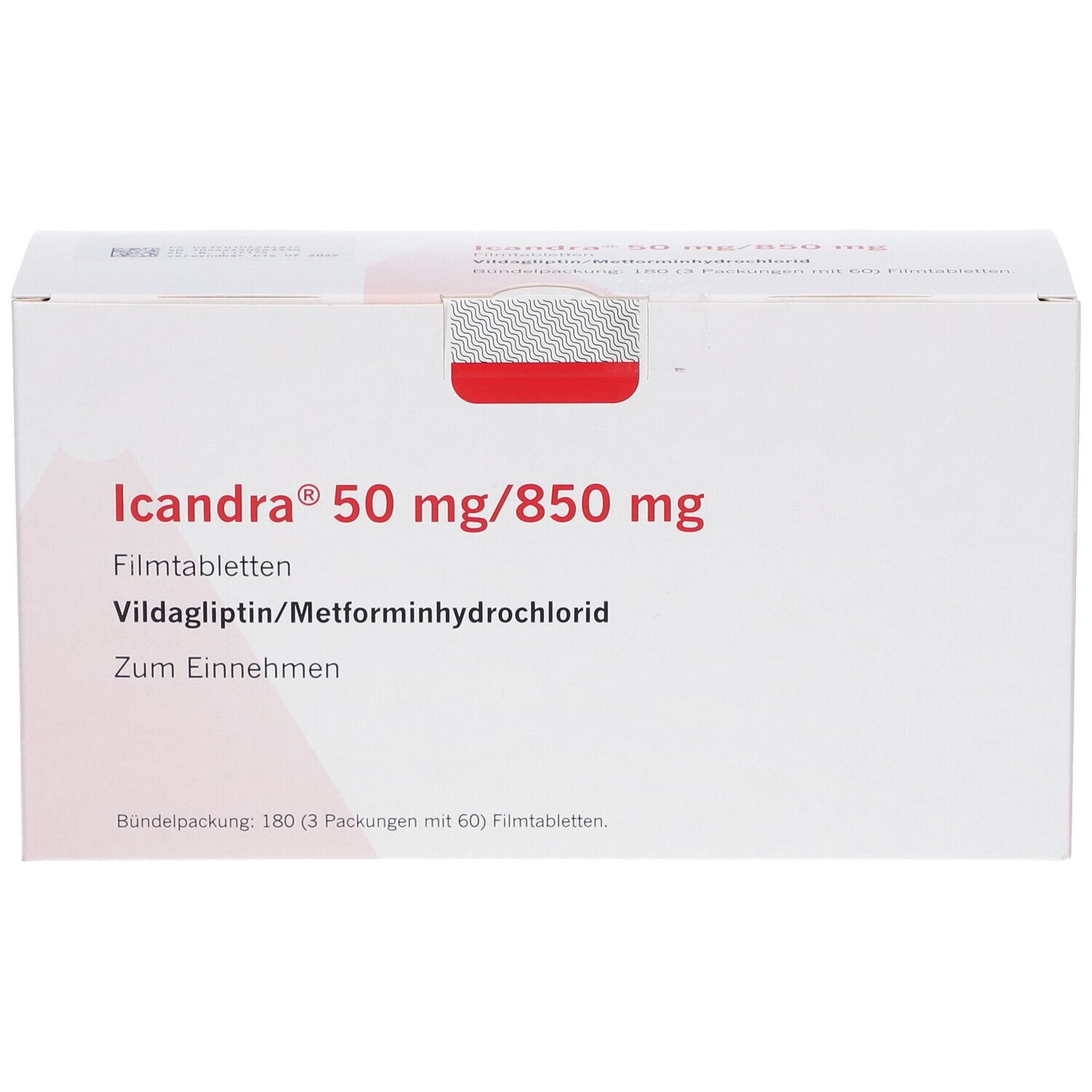 Icandra® 50 mg /850 mg 3x60 St mit dem E-Rezept kaufen - Shop Apotheke