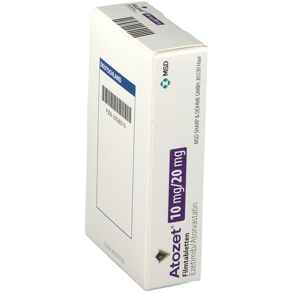 Atozet® 10 mg/20 mg 30 St mit dem E-Rezept kaufen - Shop Apotheke