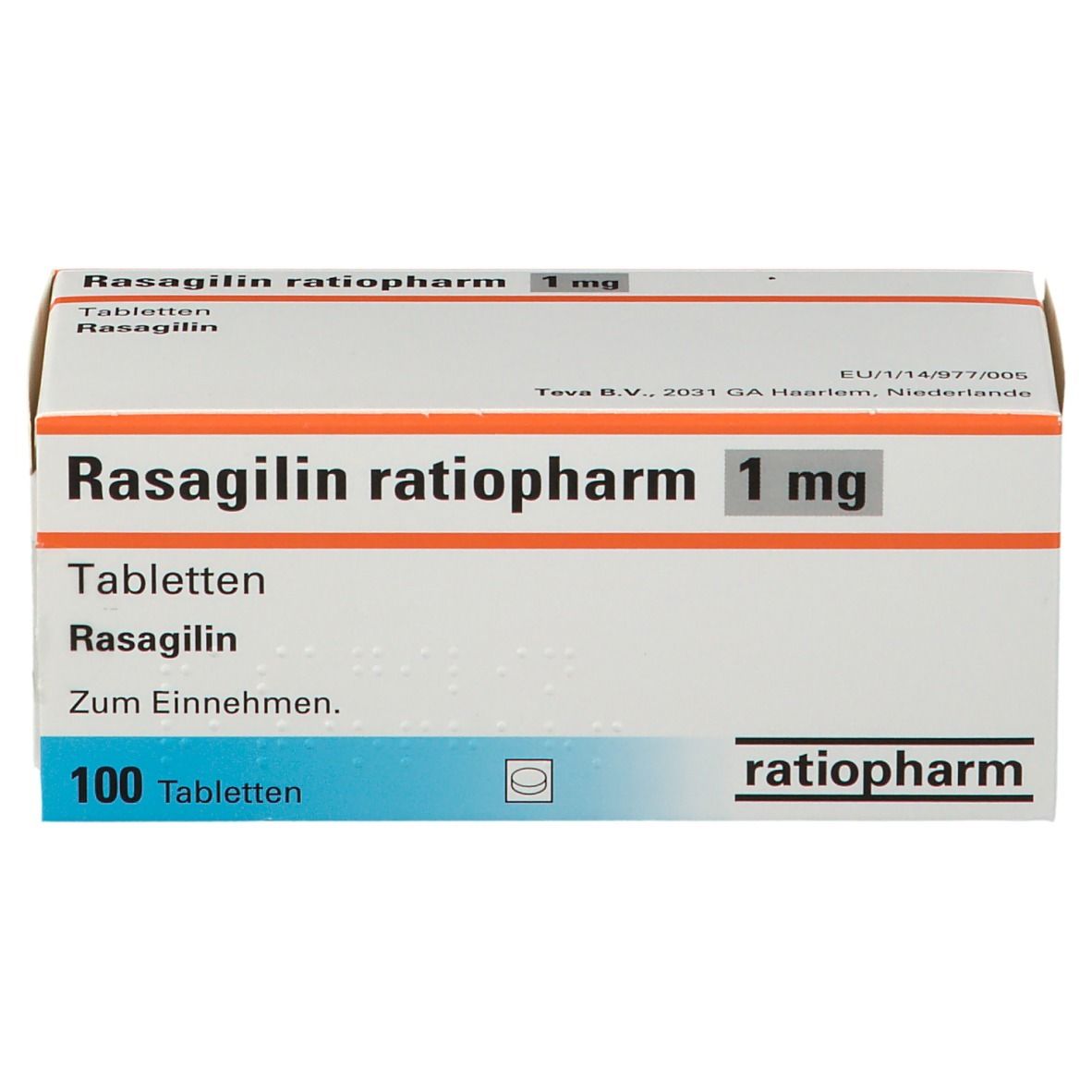 Rasagilin-ratiopharm® 1 mg 100 St - shop-apotheke.com