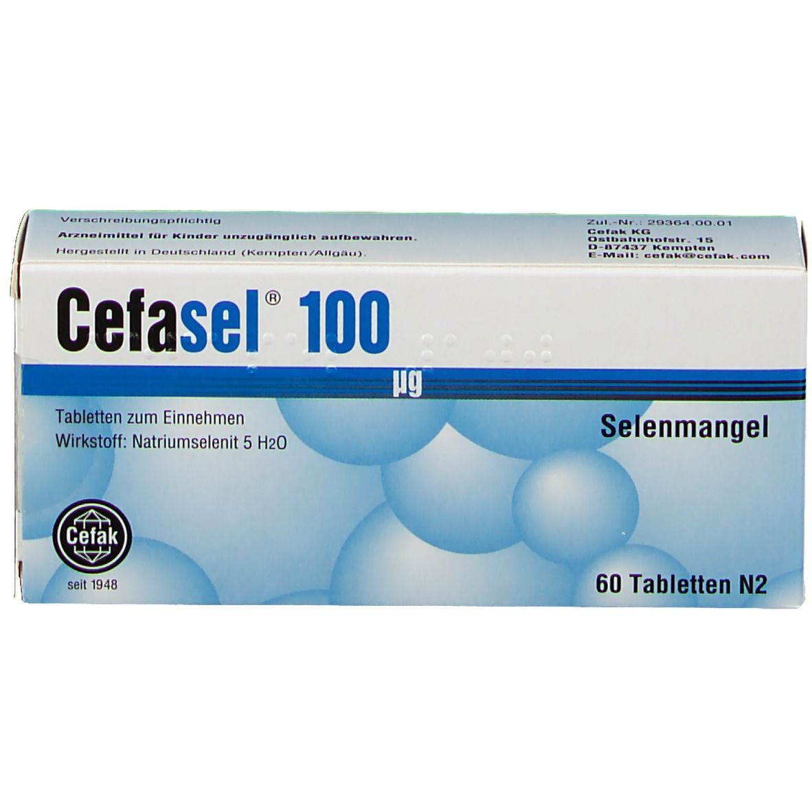 Cefasel® 100 µg 60 St mit dem E-Rezept kaufen - Shop Apotheke