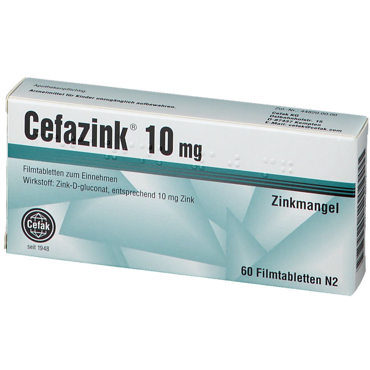 Cefazink® 10 mg 60 St - Shop Apotheke